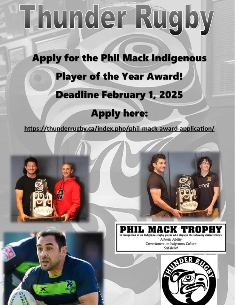 Thunder Indigenous Rugby - January 2025 - BC Rugby News