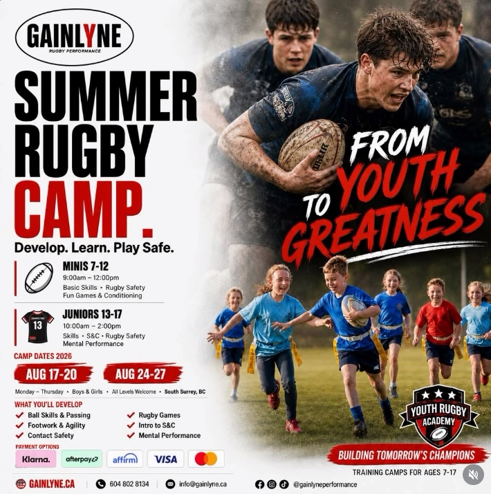 Summer Camps 2026 - BC Rugby News